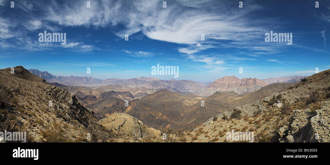 Mountain landscape, elevated view Stock Photo - Alamy