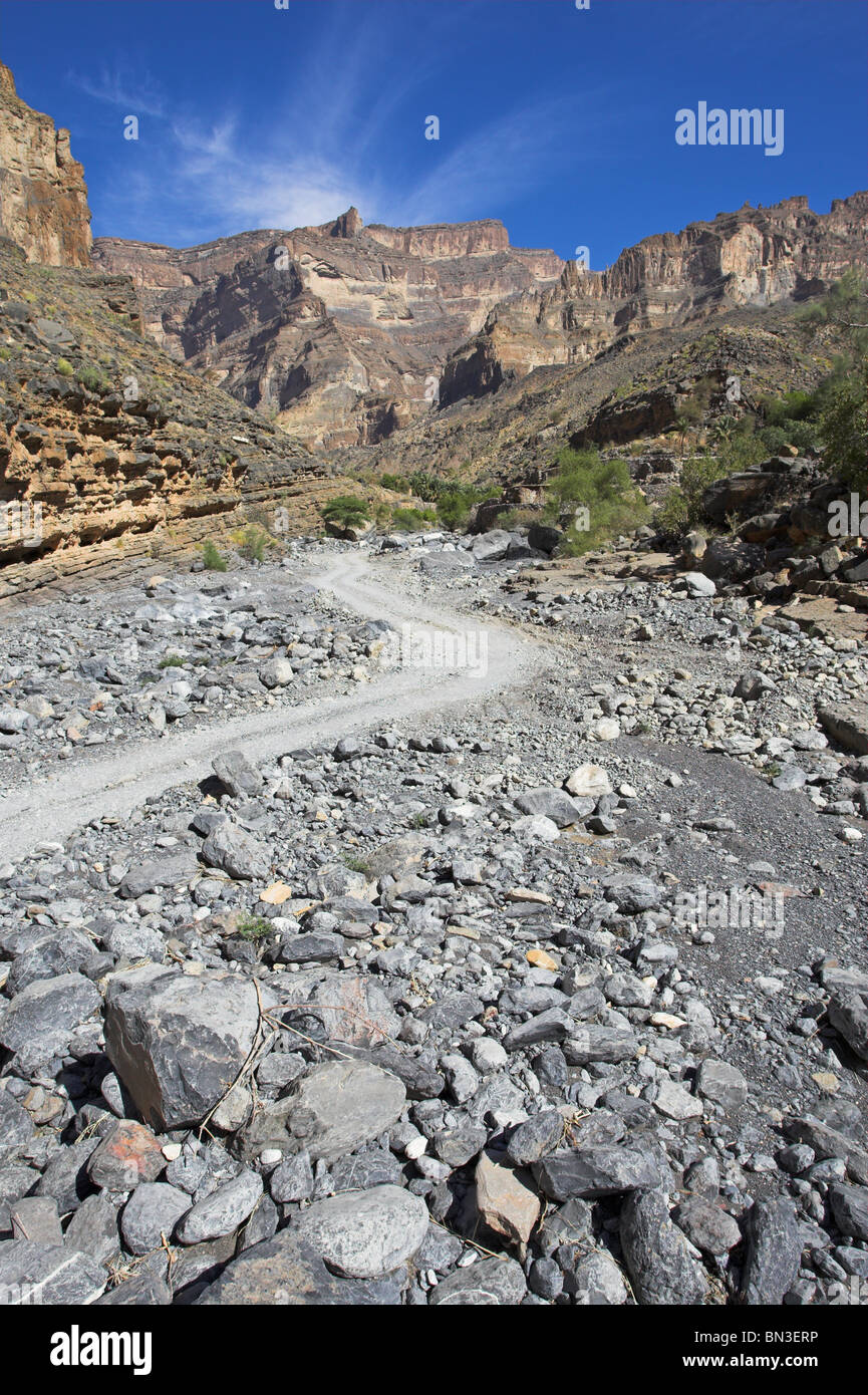 Path through a rocky landscape Stock Photo - Alamy