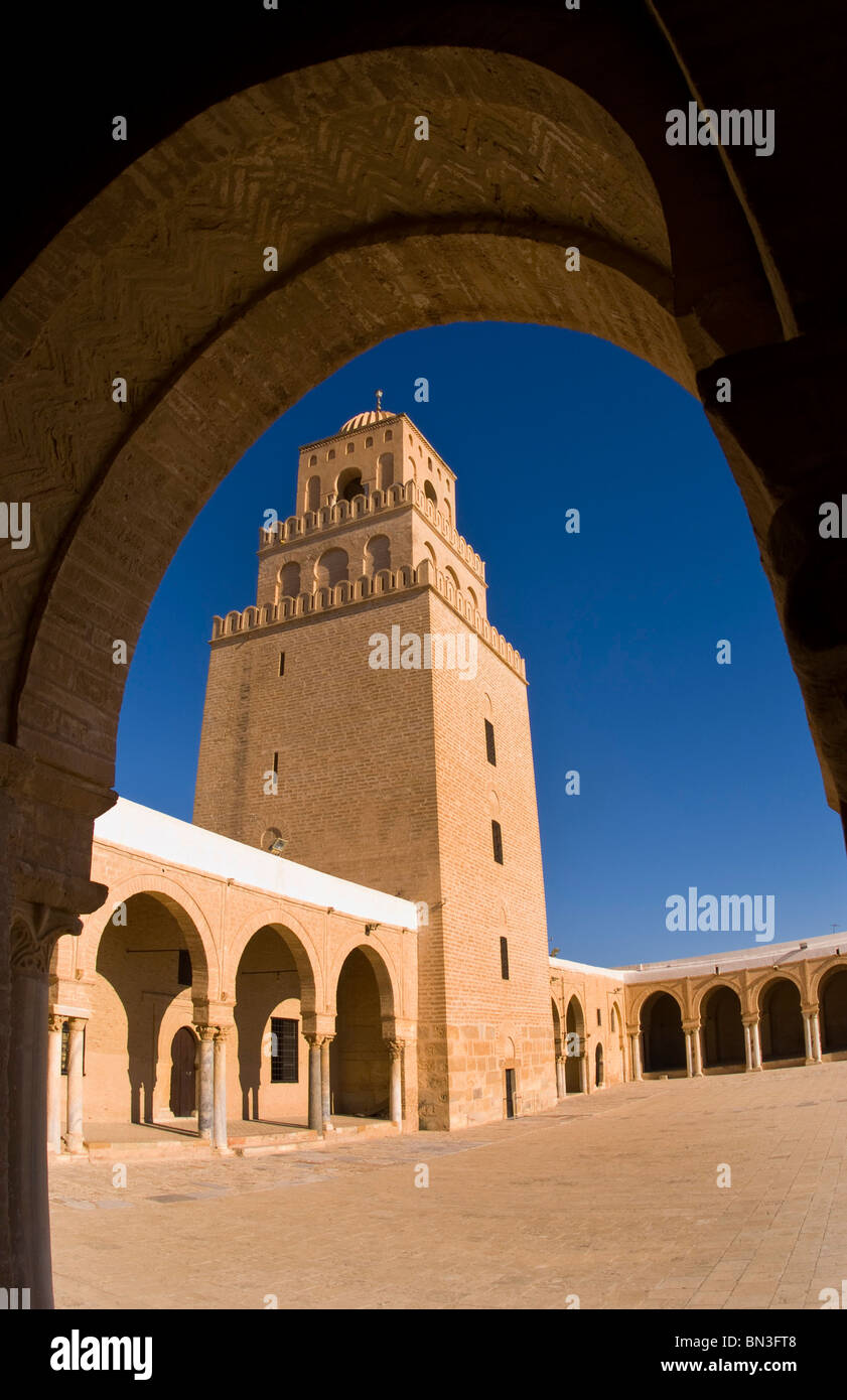 Sidi Oqba Mosque, Kairovan, Tunisia, Africa Stock Photo - Alamy