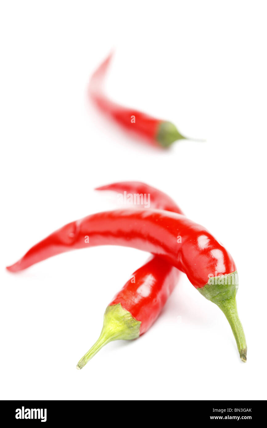 Close up of three chillies hi-res stock photography and images - Alamy