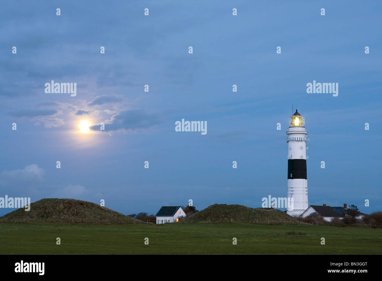 View of the lighthouse in Kampen, Sylt, Germany Stock Photo - Alamy
