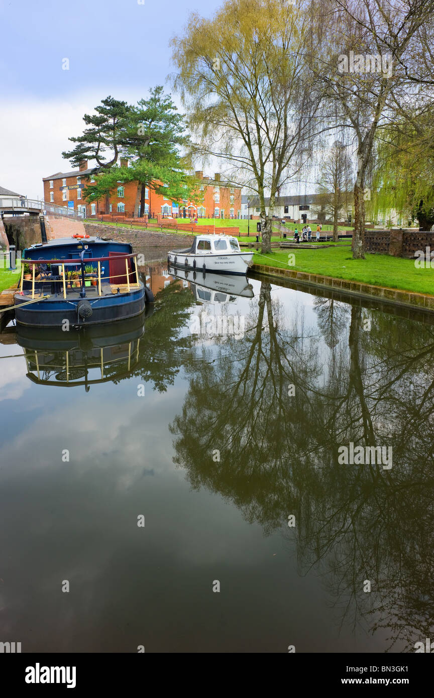 england midlands worcestershire STOURPORT canal basins junction of the ...