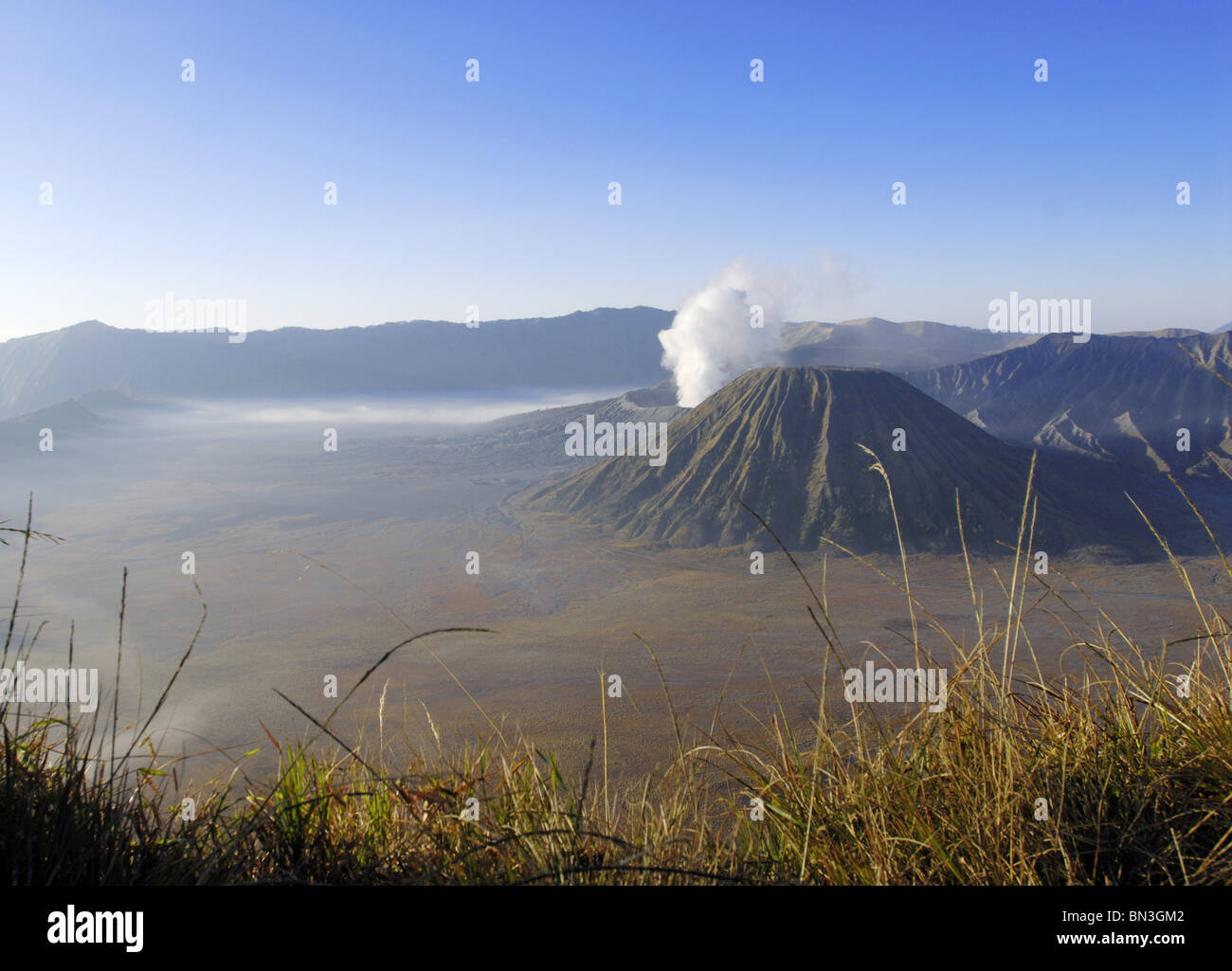 Vulcano Bromo, Nationalpark Bromo-Tengger-Semeru, Java, Indonesia, Asia ...