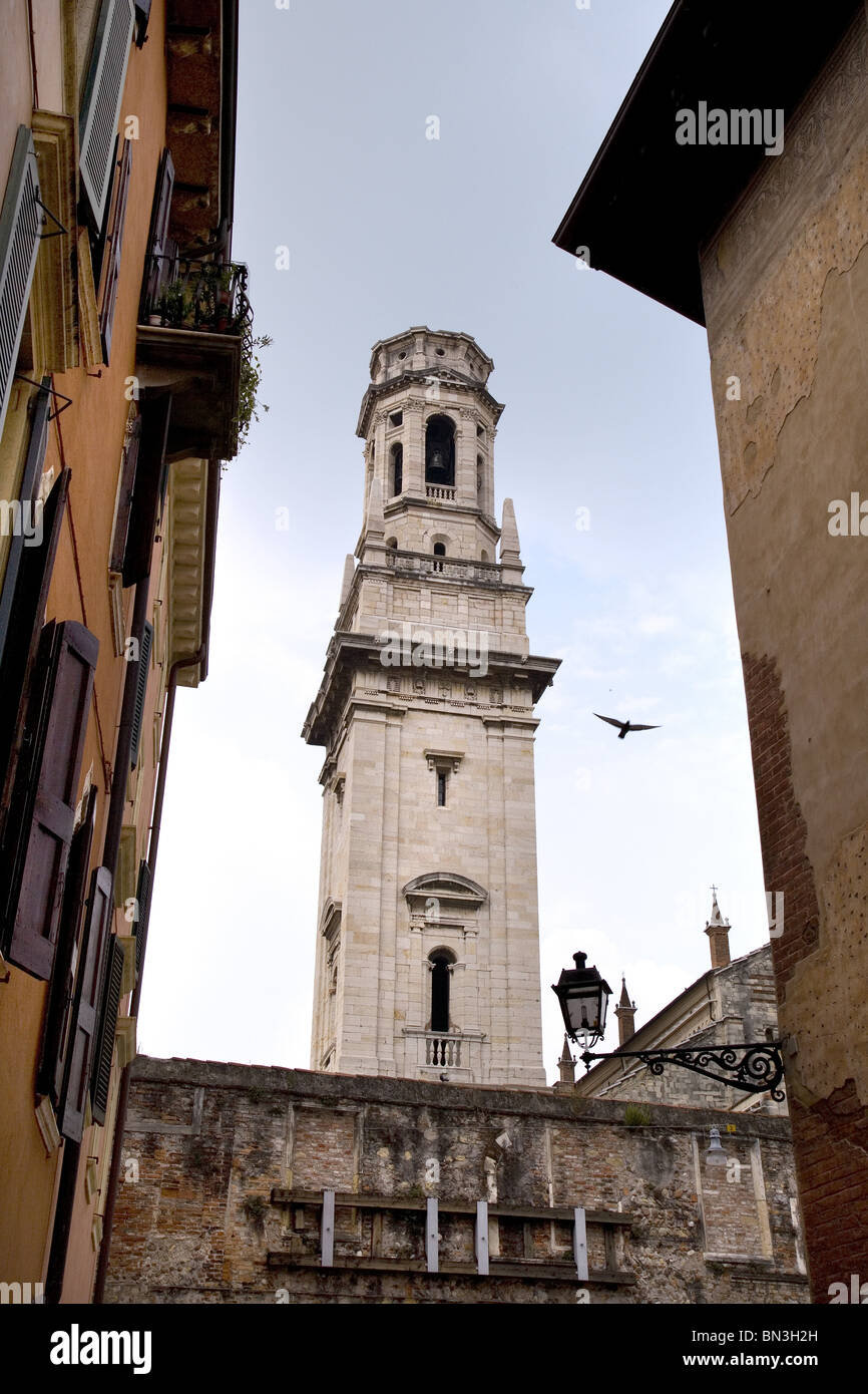 View of the cathedral of Verona, Italy, low angle view Stock Photo - Alamy