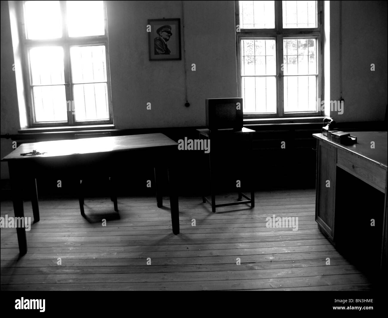 Gestapo Room, Auschwitz Stock Photo - Alamy