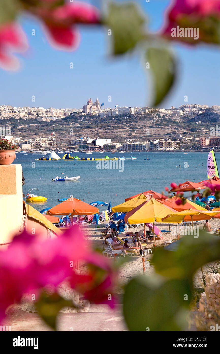 Mellieha bay malta hi-res stock photography and images - Alamy