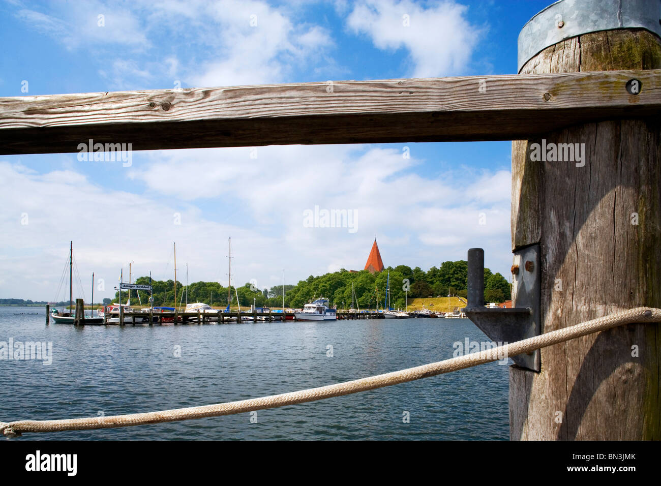 Shipping pier in Kirchdorf, Poel Island, Germany Stock Photo - Alamy