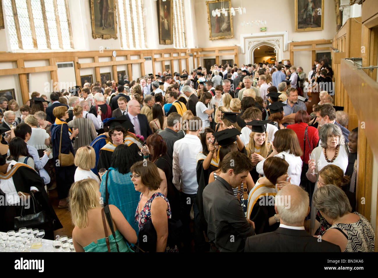 Graduation day University College of the Arts Norwich England Stock ...
