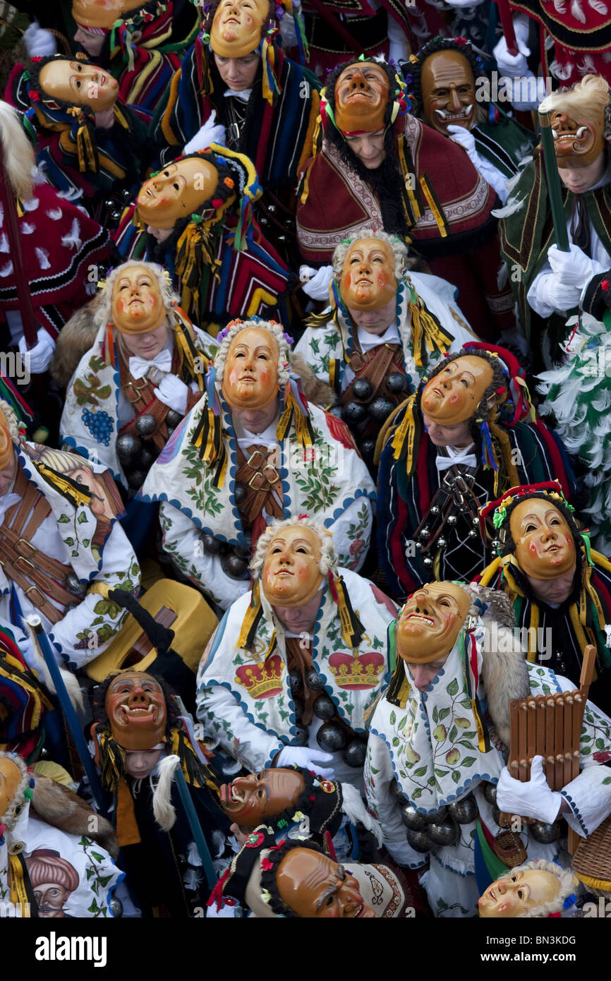 Crowd at the rottweiler narrensprung hi-res stock photography and ...