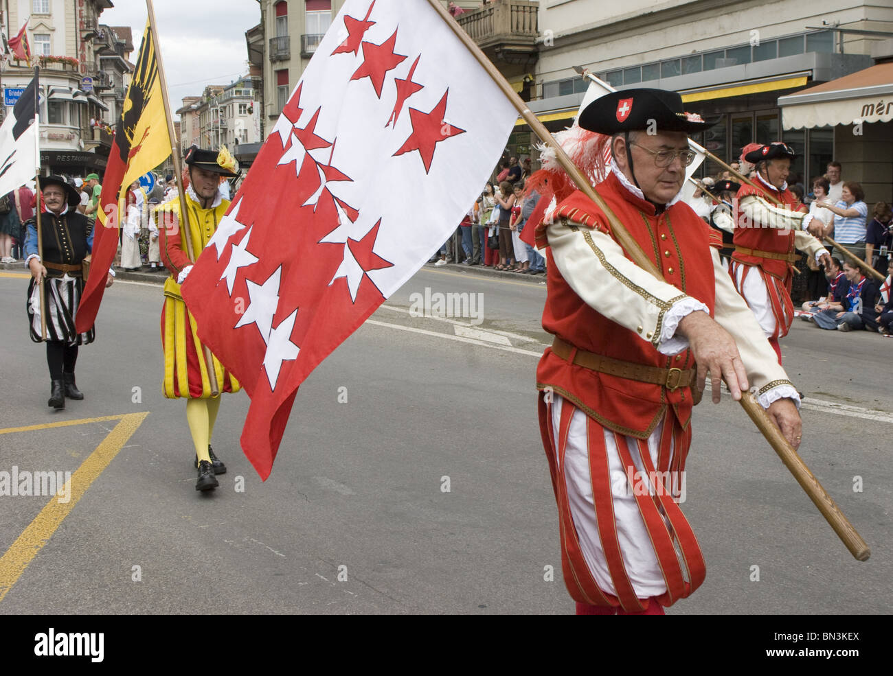 Swiss Flag Traditional Costume High Resolution Stock Photography and ...