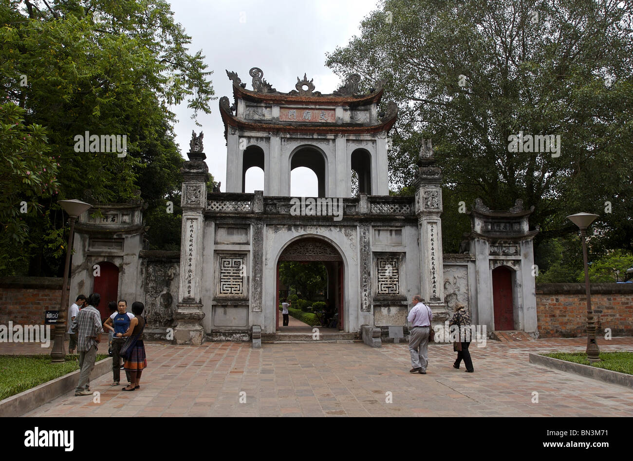 Entrance of a temple complex, Vietnam Stock Photo - Alamy