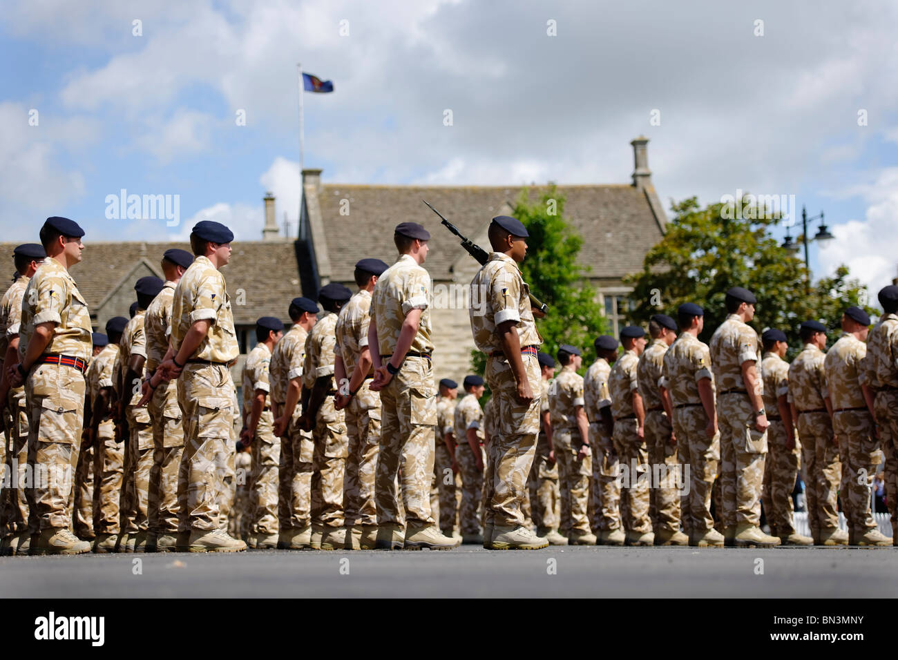 The Royal Logistic Corps on parade Stock Photo - Alamy