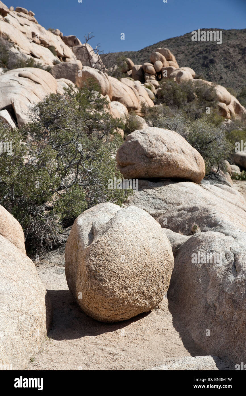 Rocks in the Joshua Tree National Park, California, USA Stock Photo - Alamy