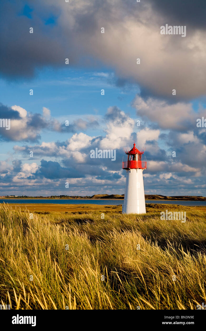 Lighthouse List-West, Ellenbogen, Sylt, Germany Stock Photo - Alamy