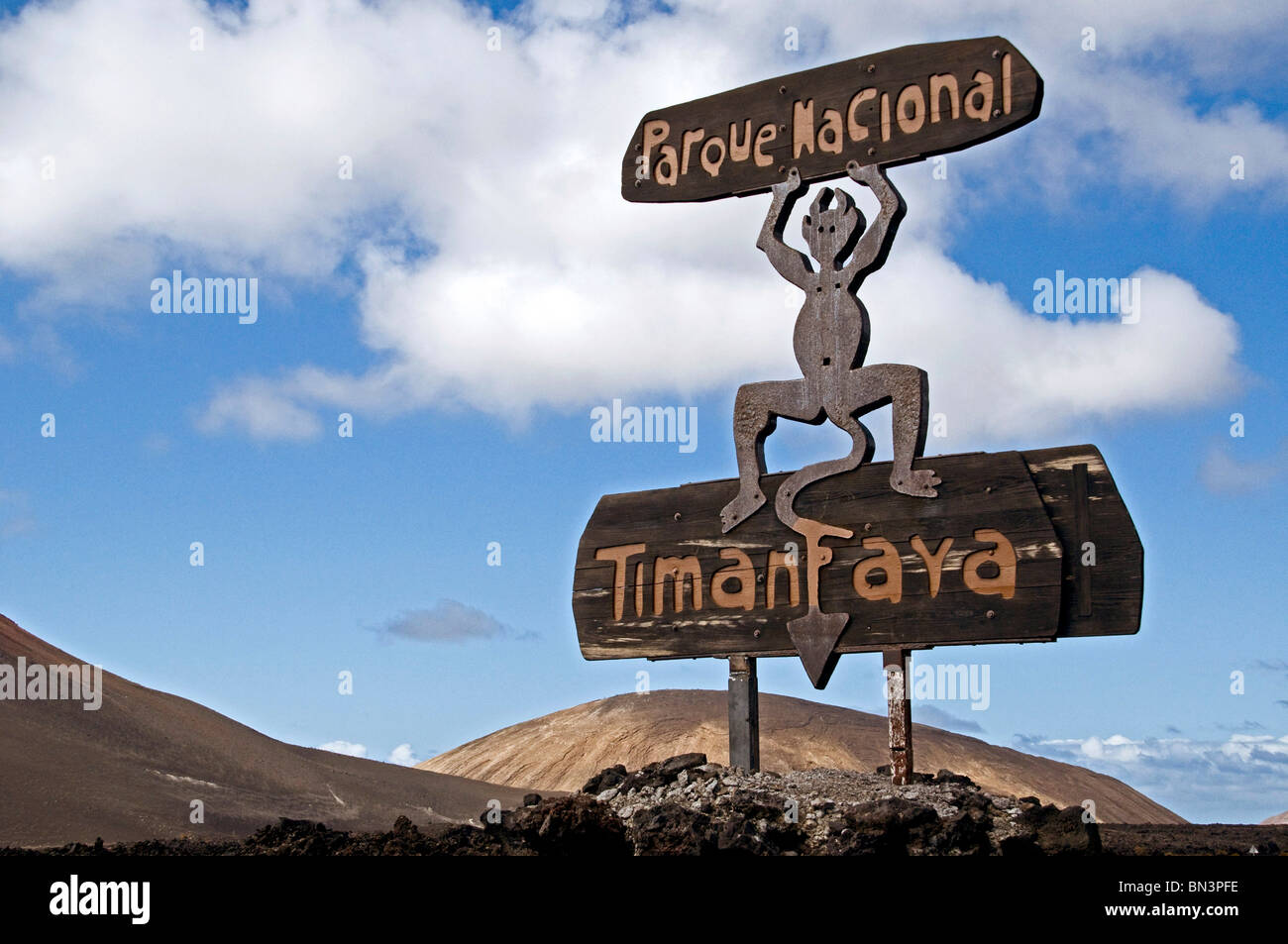 Symbol of the national park of timanfaya hi-res stock photography and ...