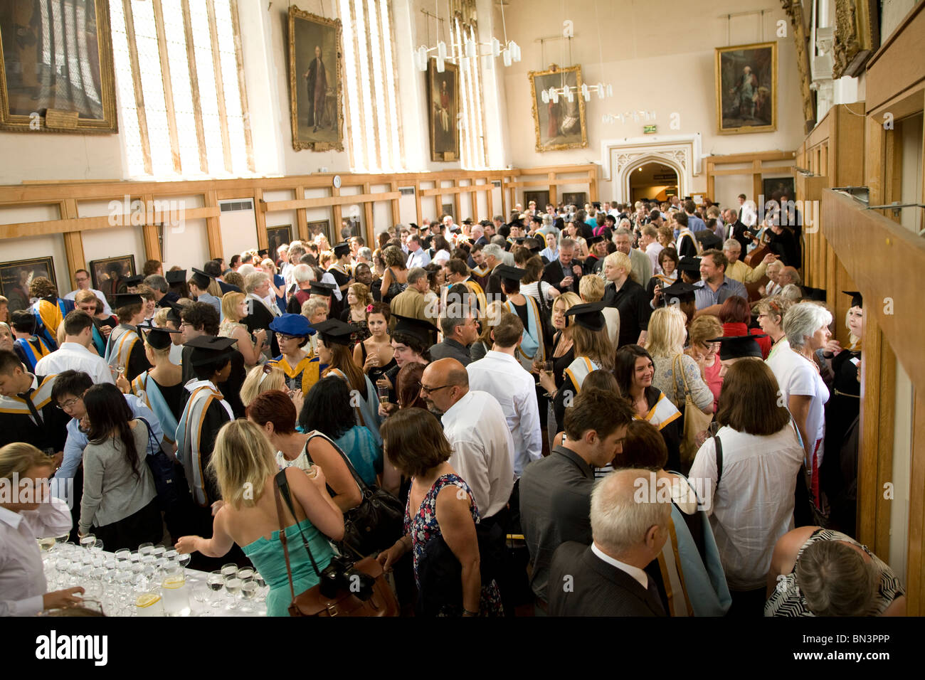 Graduation day University College of the Arts Norwich England Stock ...