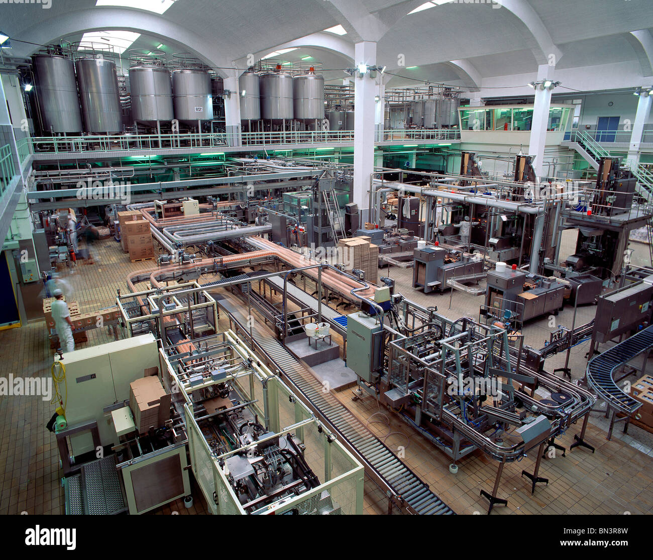 Interiors of manufacturing plant Stock Photo - Alamy
