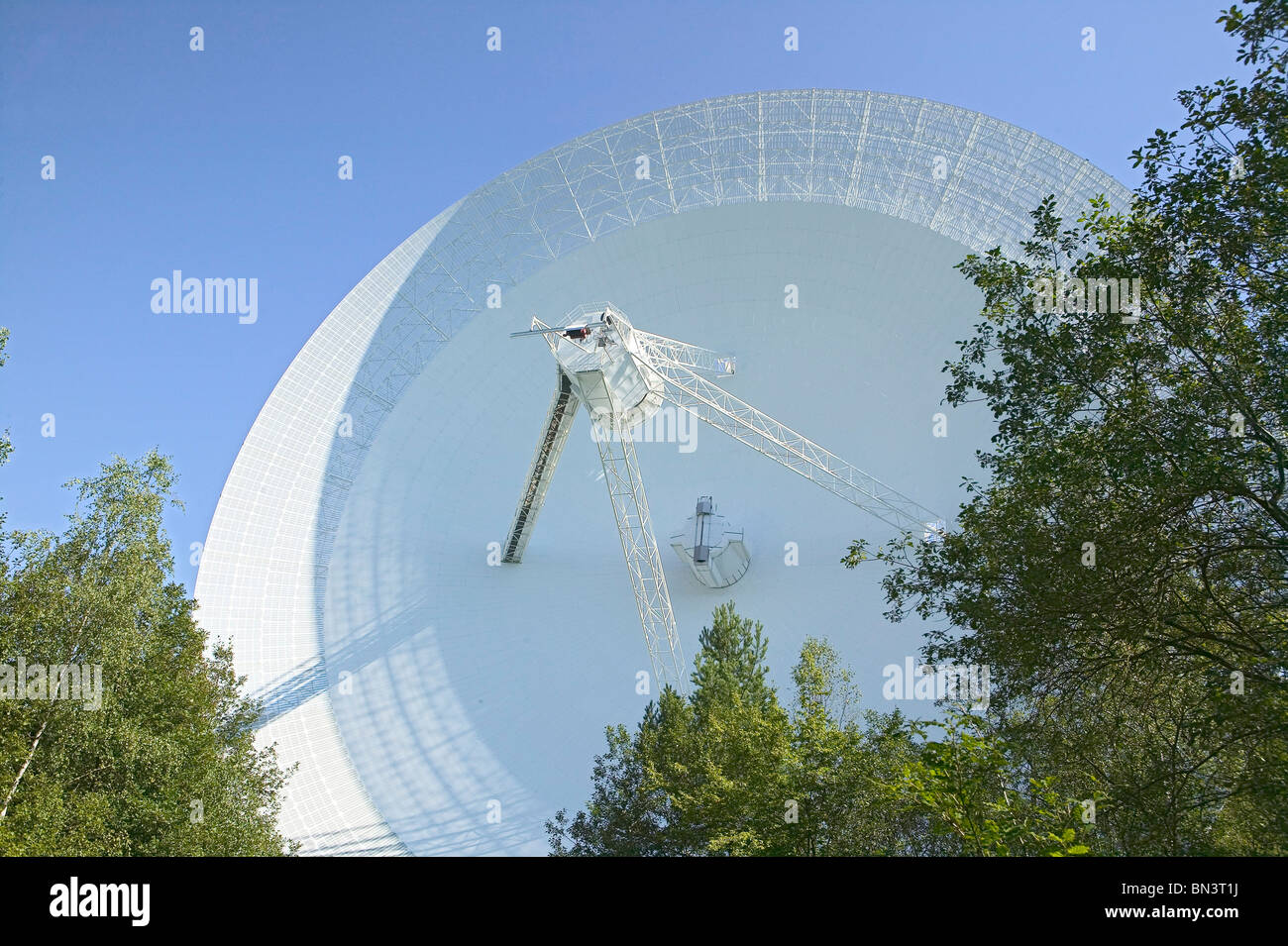 Low angle view of satellite dish Stock Photo - Alamy