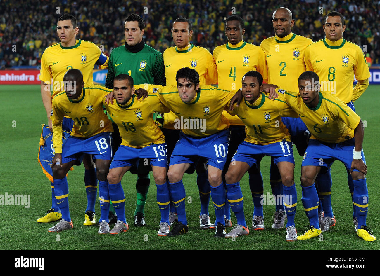 BRAZIL TEAM GROUP BRAZIL V CHILE ELLIS PARK JOHANNESBURG SOUTH AFRICA ...