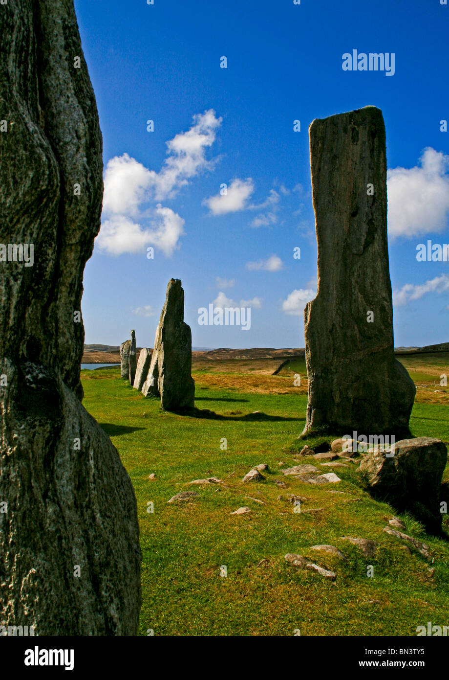 Stone circle on landscape Stock Photo - Alamy
