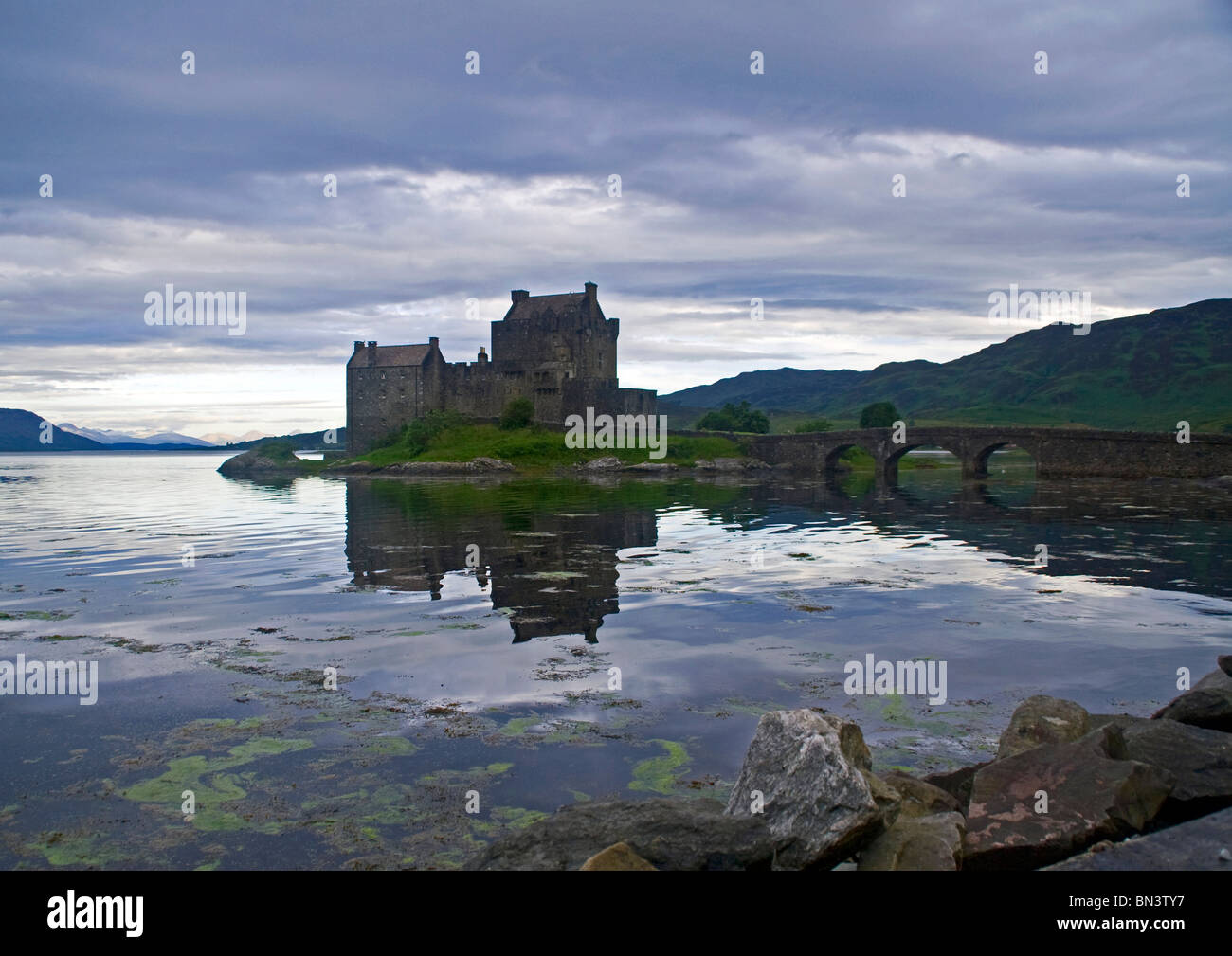 Castle at riverside Stock Photo - Alamy