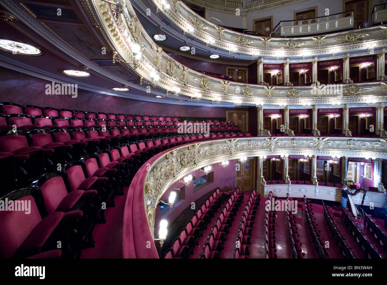 Narodni Divadlo, National Theater, Prague Stock Photo - Alamy