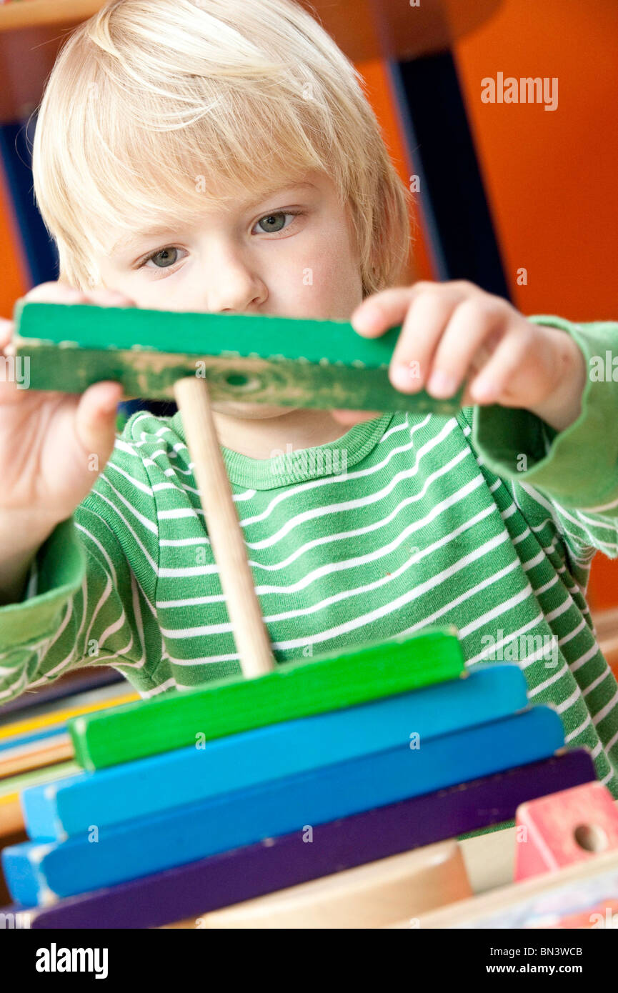 Children pattern blocks hi-res stock photography and images - Alamy