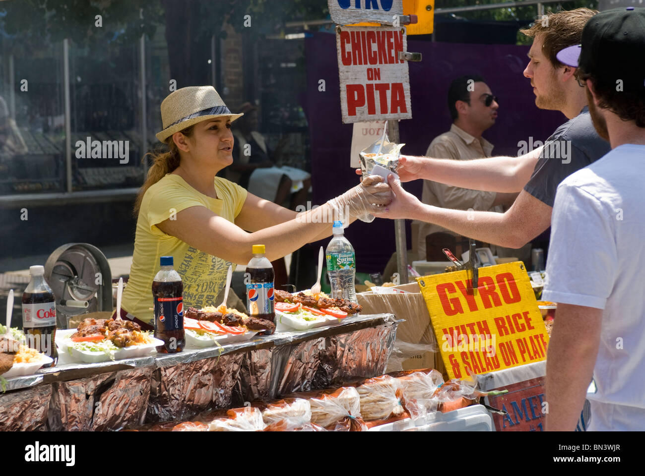New york gyros hi-res stock photography and images - Alamy