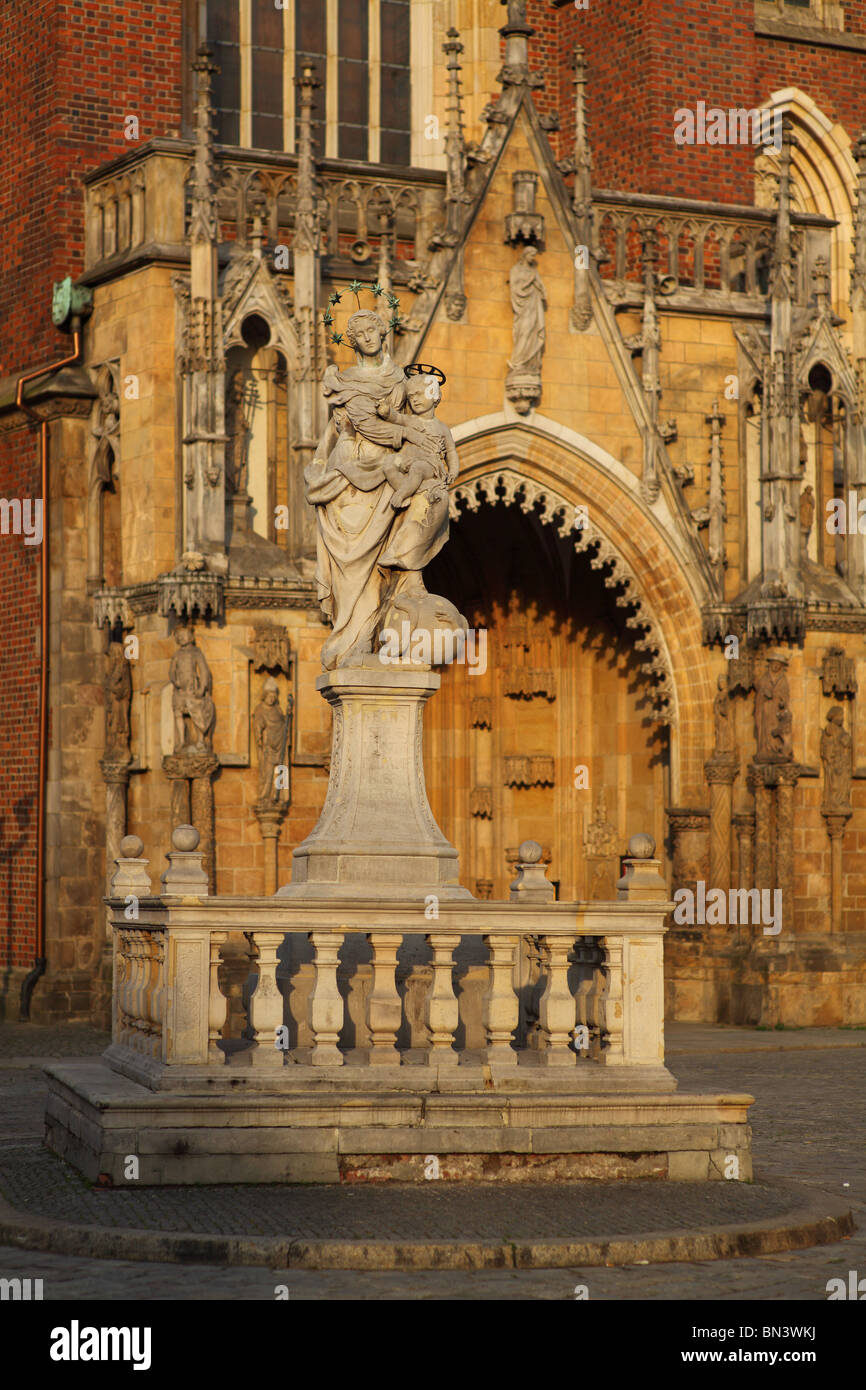 Wroclaw Saint John gothic Cathedral Ostrow Tumski Poland Stock Photo ...