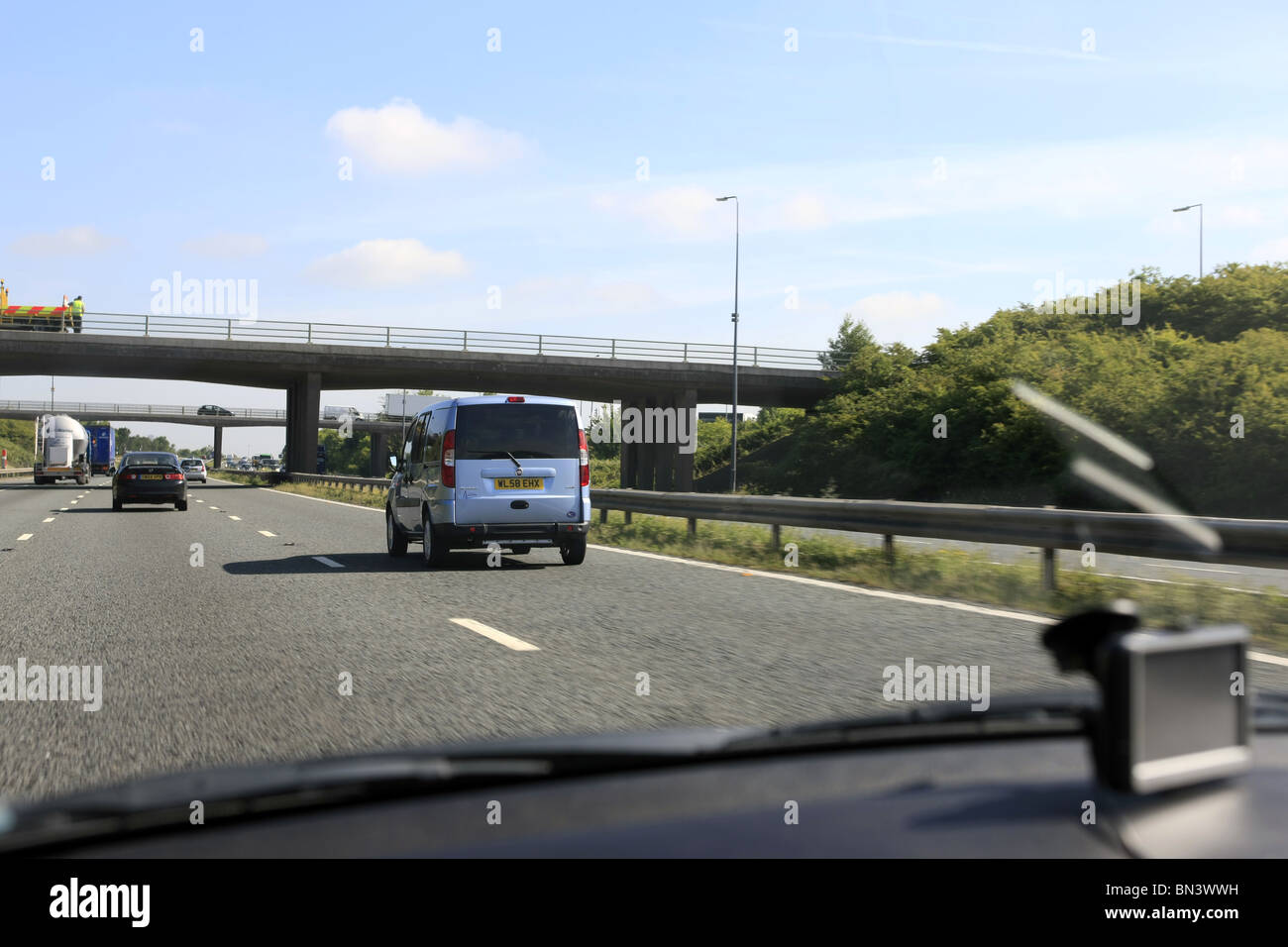 Cars and transport of every description on the M5 Motorway in the west ...