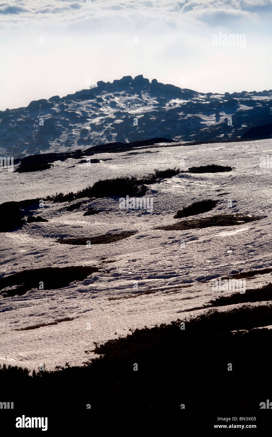 Snow. Serra da Estrela, Portugal Stock Photo - Alamy