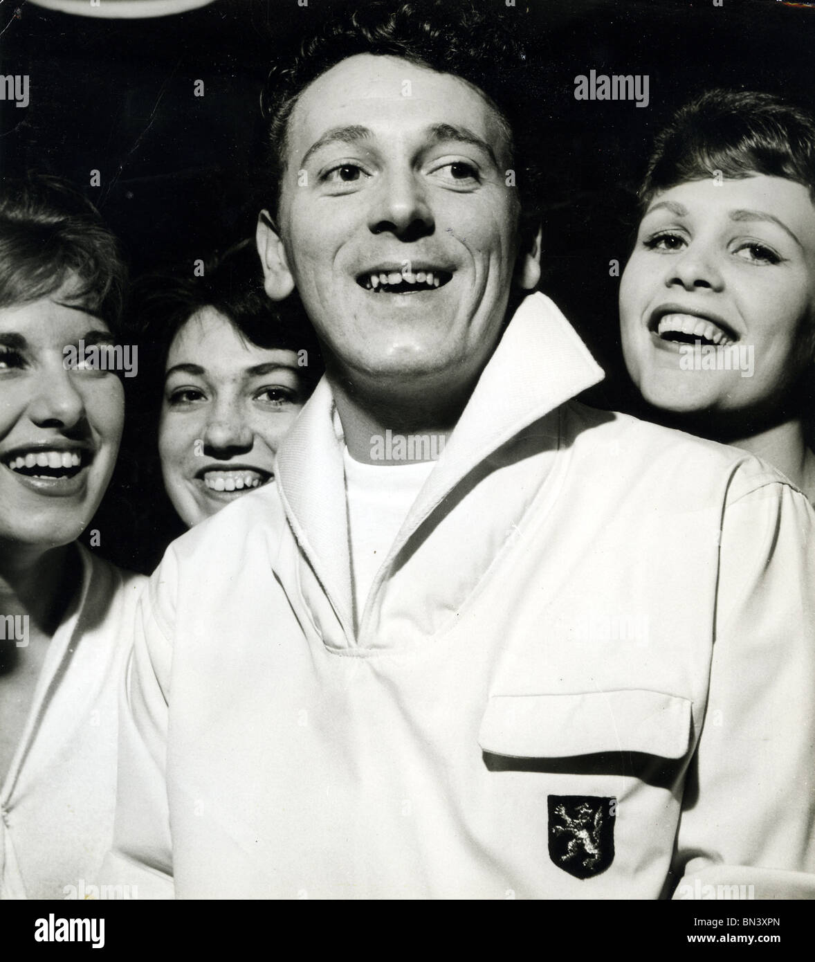 GENE VINCENT (1935-71) US rockabilly musician with UK fans in 1960 ...