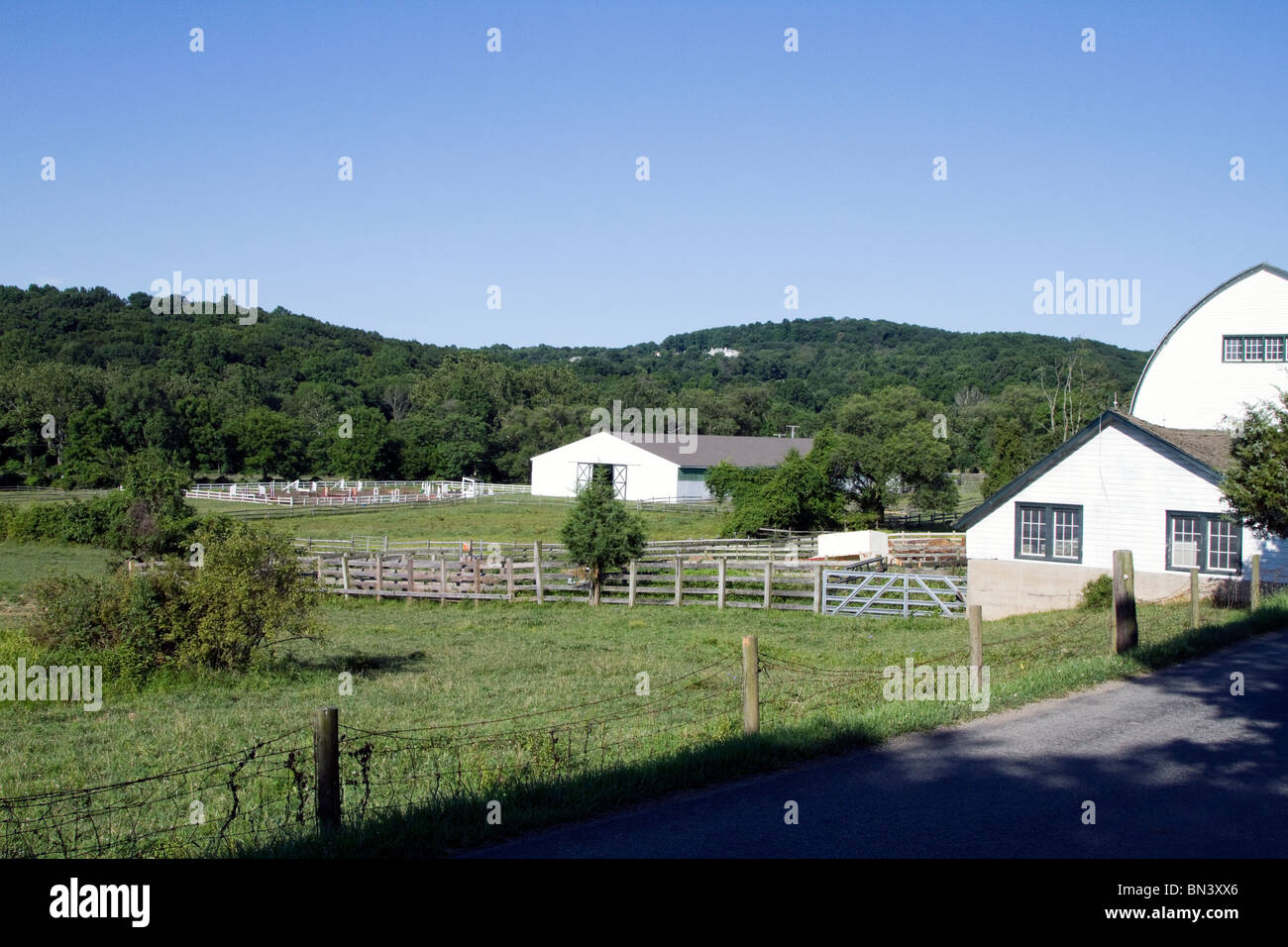 Farm agriculture scene Stock Photo - Alamy