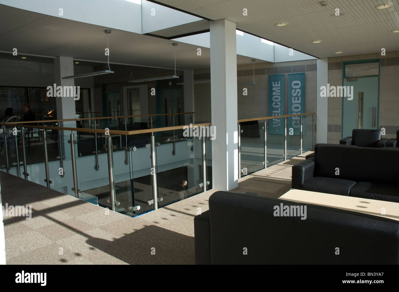 Foyer, entrance hall, reception, Haverfordwest Sports Centre ...