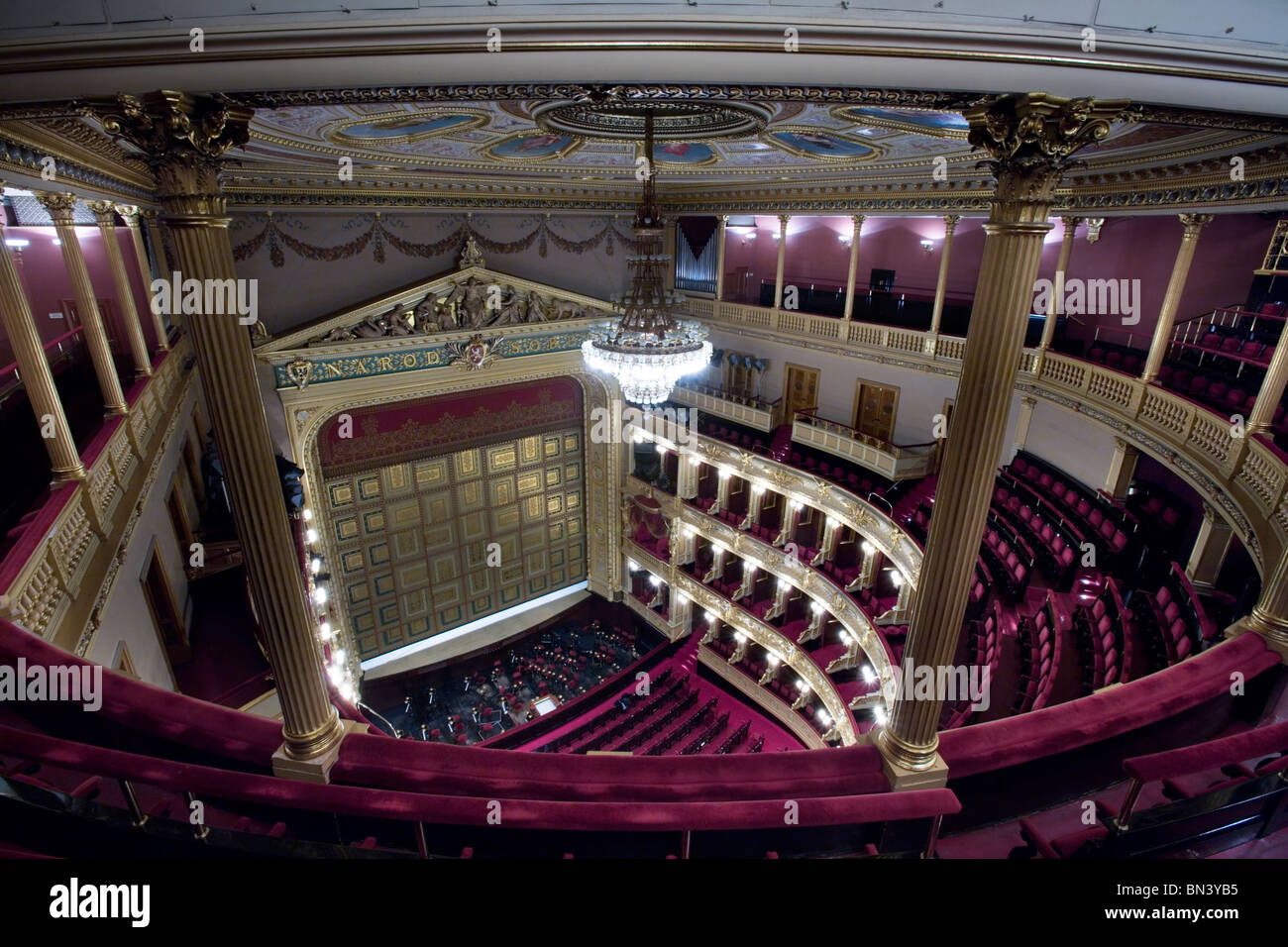 Narodni Divadlo, National Theater, Prague Stock Photo - Alamy