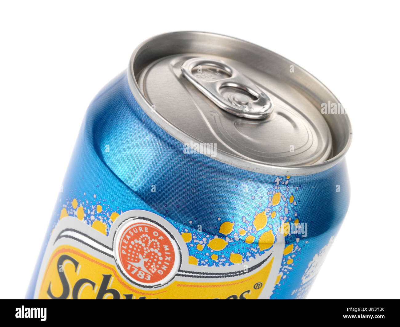 Can of Lemonade Stock Photo - Alamy