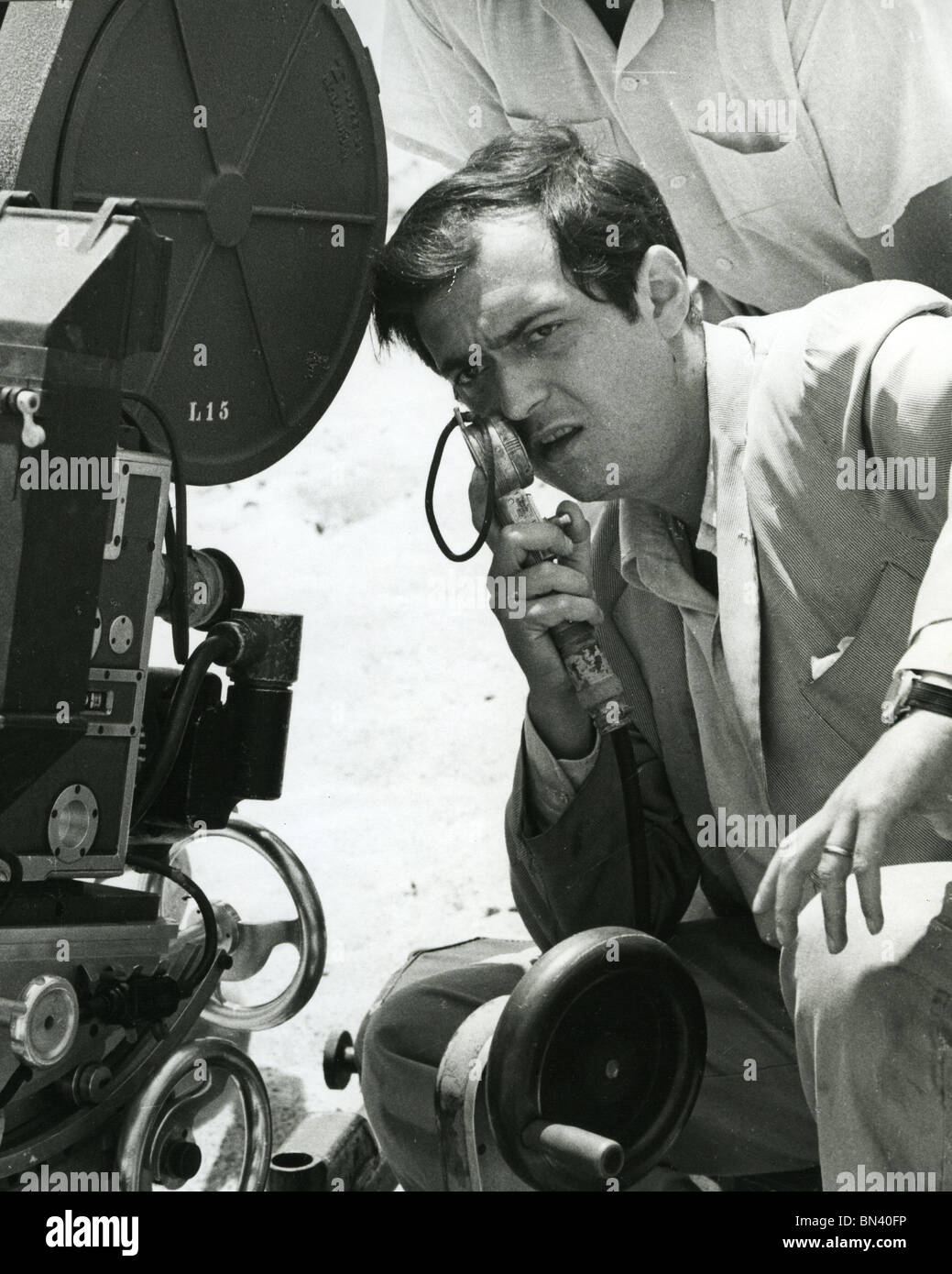 STANLEY KUBRICK (1928-99) US film director while filming Spartacus in ...