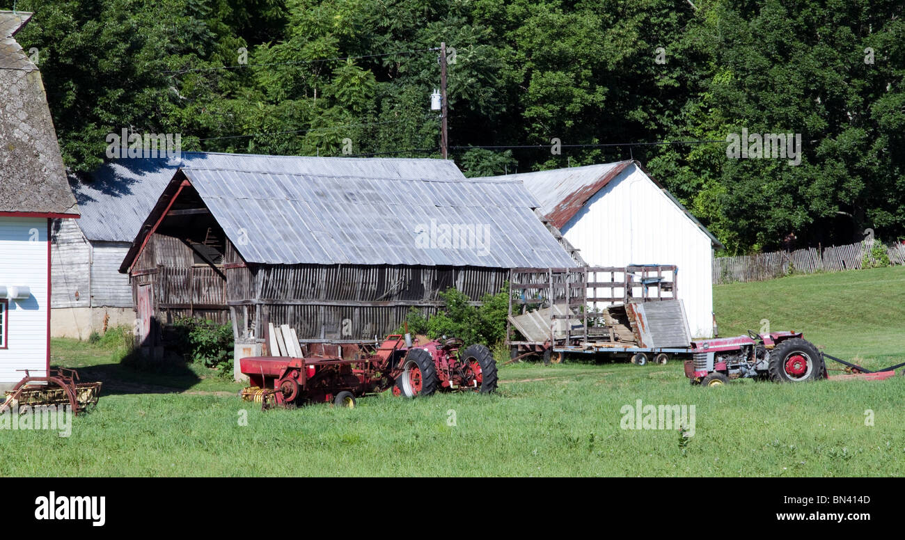 Farm agriculture scene Stock Photo - Alamy