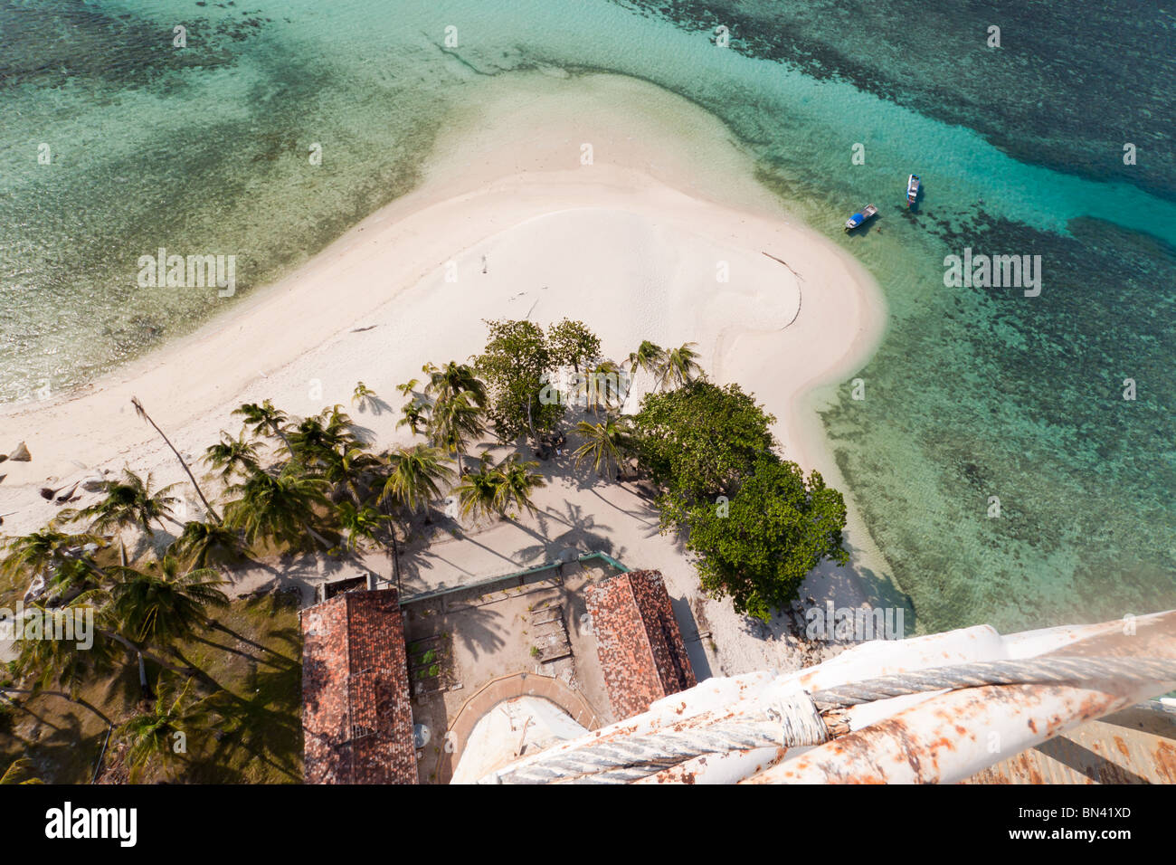 Lengkuas Island Lighthouse Indonesia Stock Photo - Alamy
