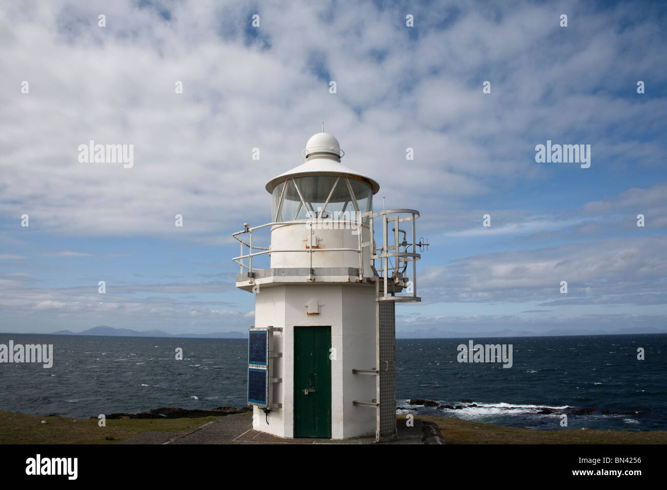 Solar Powered automatic lighthouse at Waternish Point, Isle of Skye ...