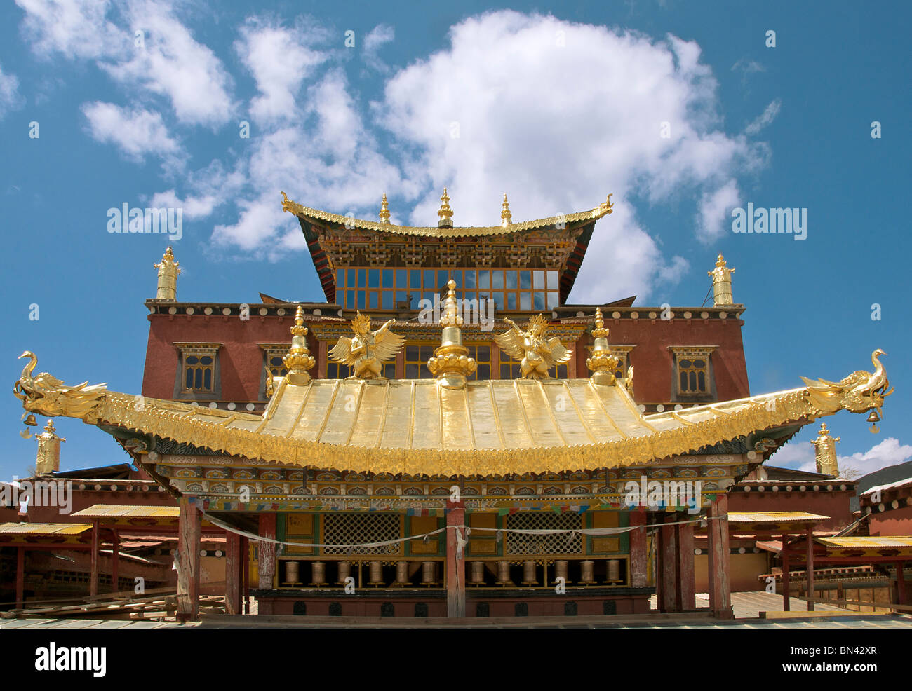 Part of Ganden Sumtseling Gompa or Songzanlin Monastery Zhongdian ...