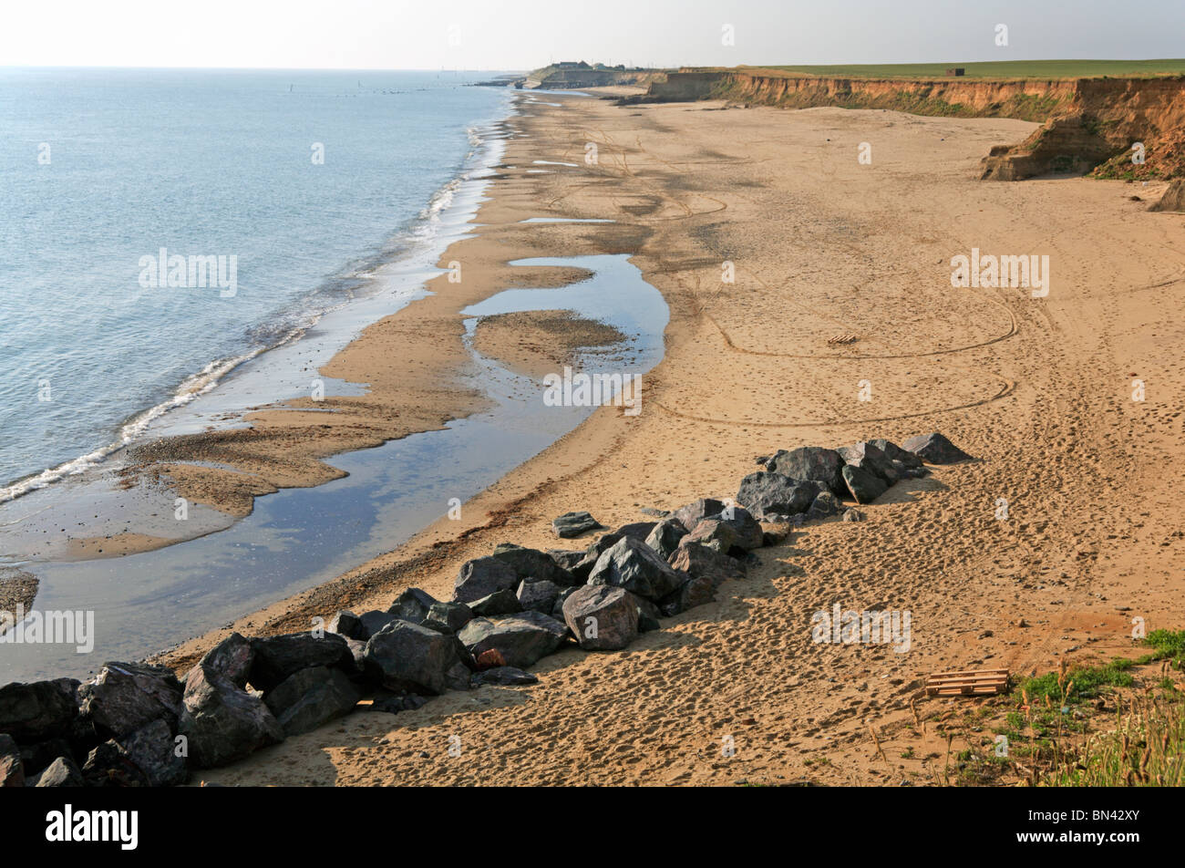 Beach between Happisburgh and Cart Gap, Norfolk, England, United ...