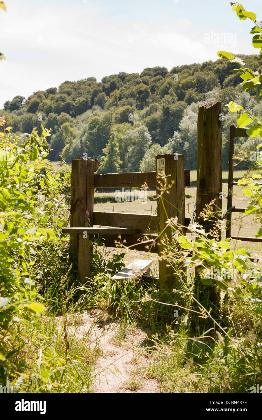 Wooden stiles hi-res stock photography and images - Alamy
