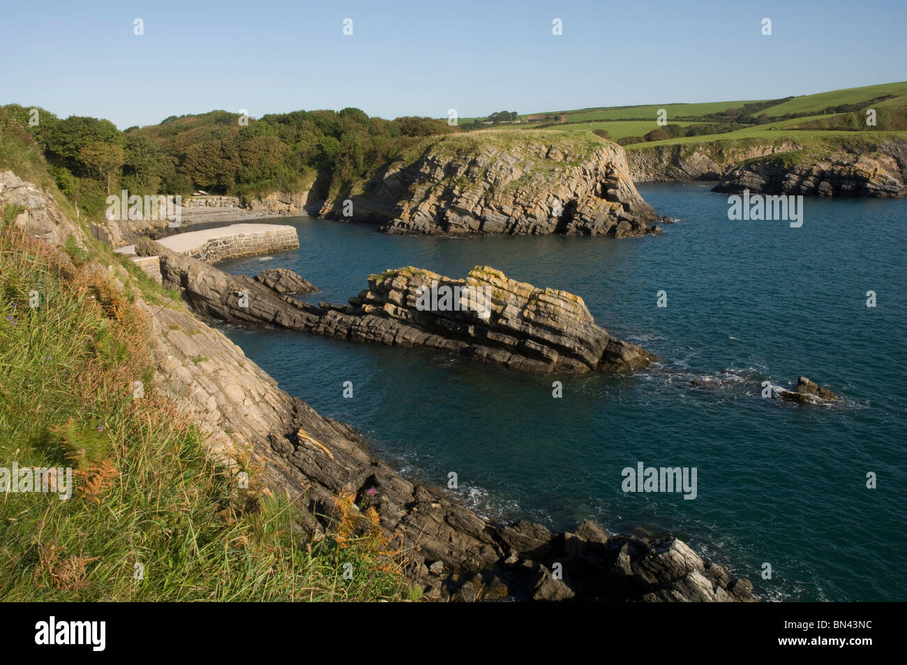 Stackpole Quay, Pembrokeshire Coast National Park, Wales, UK, Europe ...