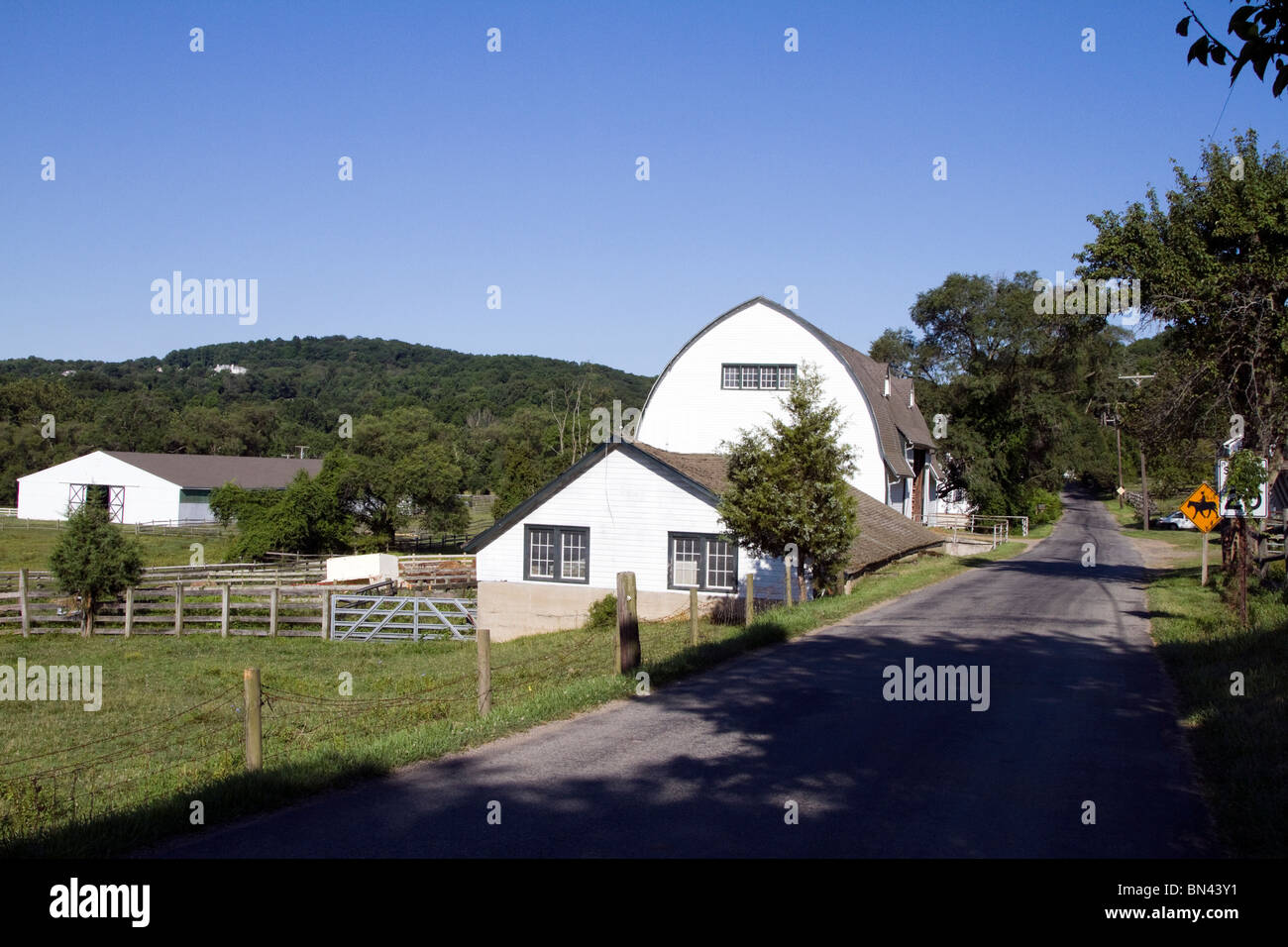 Farm agriculture scene Stock Photo - Alamy