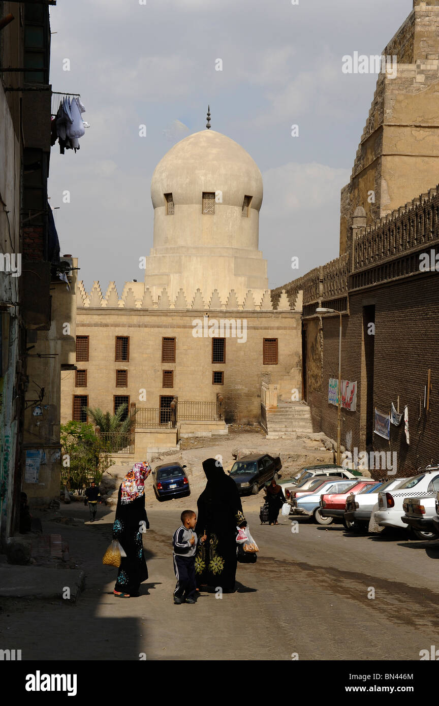 neighbourhood around ibn tulun mosque , Shar'a Tulun Bay, Cairo, Egypt ...