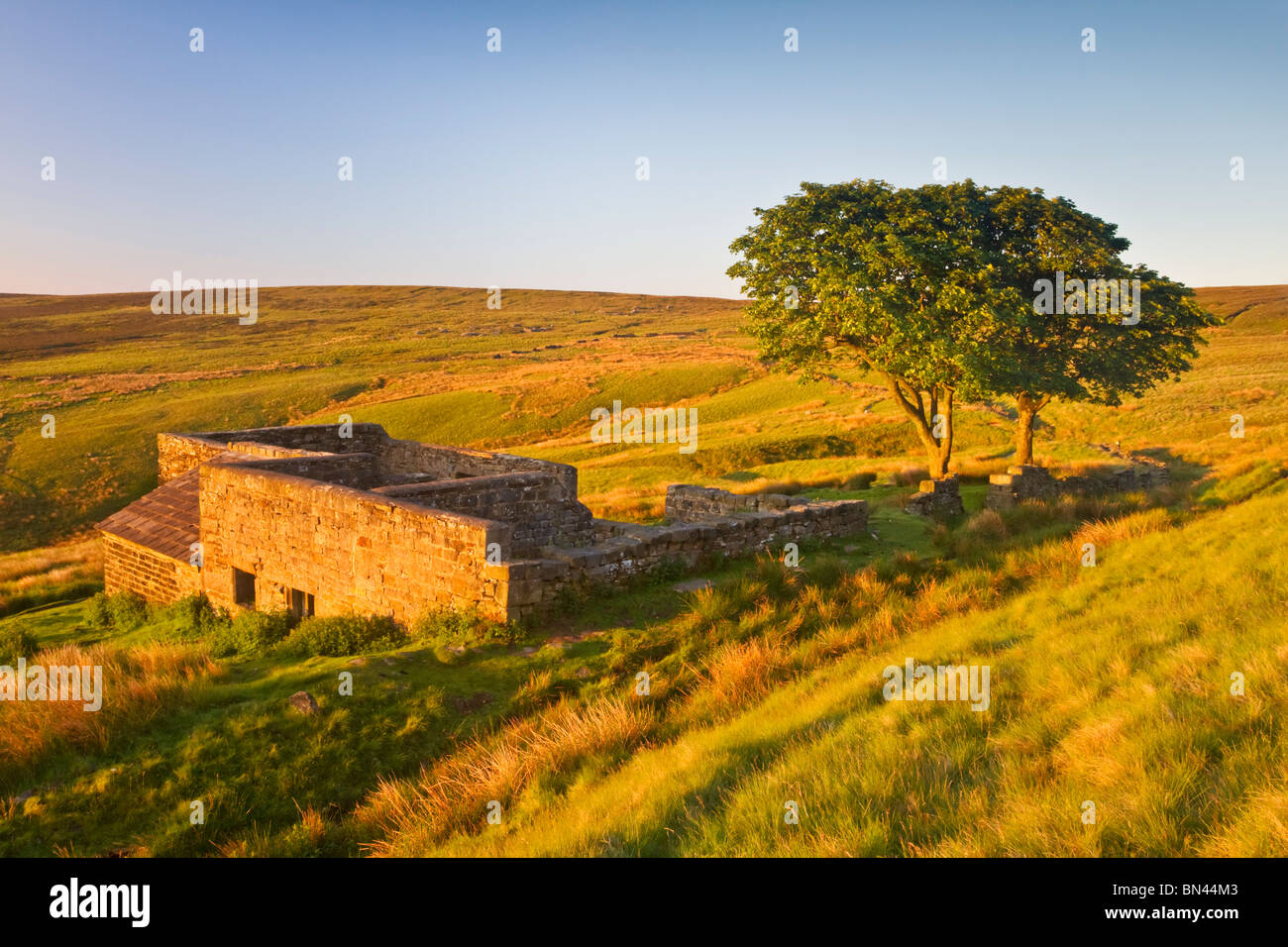 Top Withins, on the route of the Pennine Way, Haworth Moor 'Bronte ...