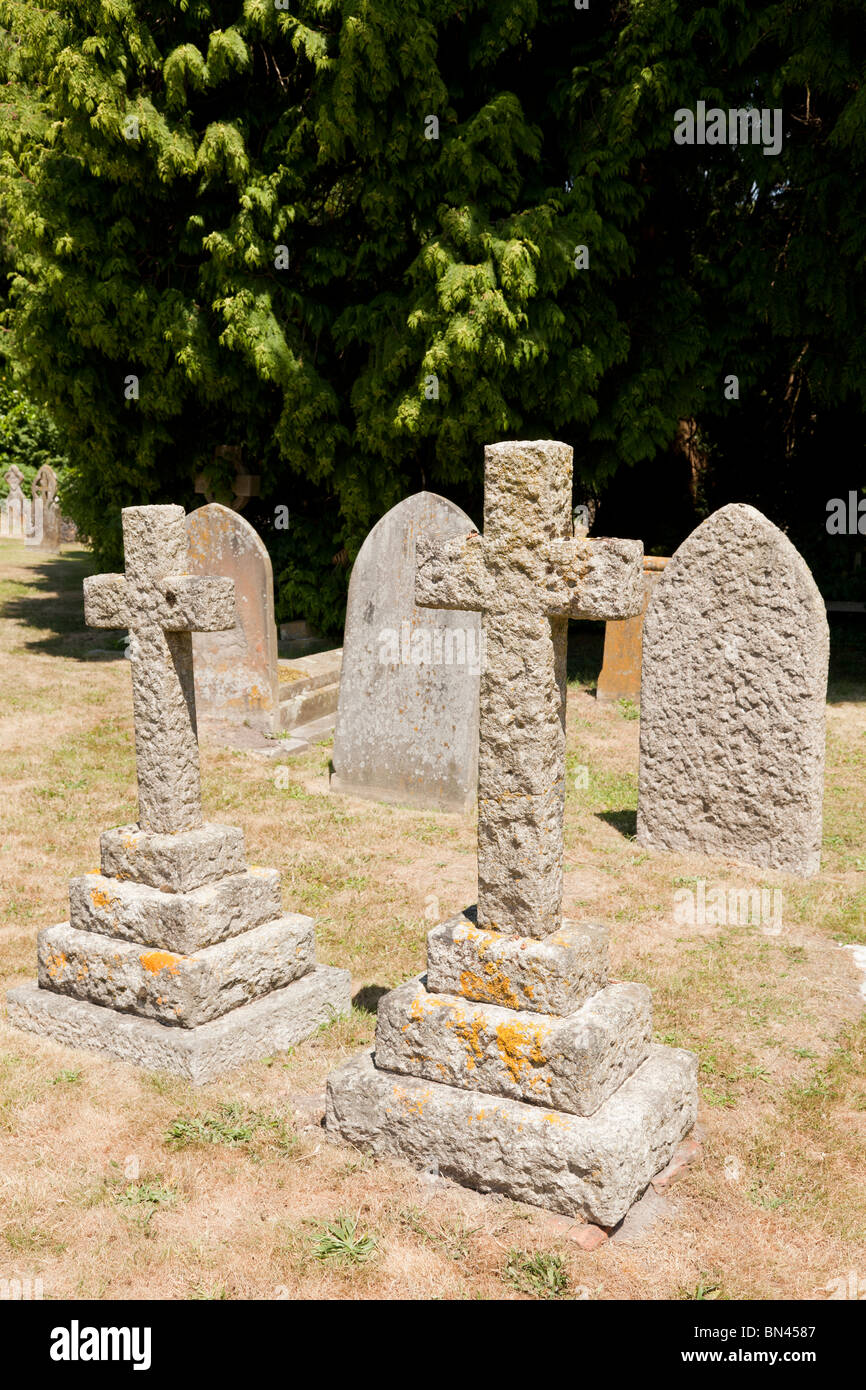 Weathered gravestones vertical hi-res stock photography and images - Alamy