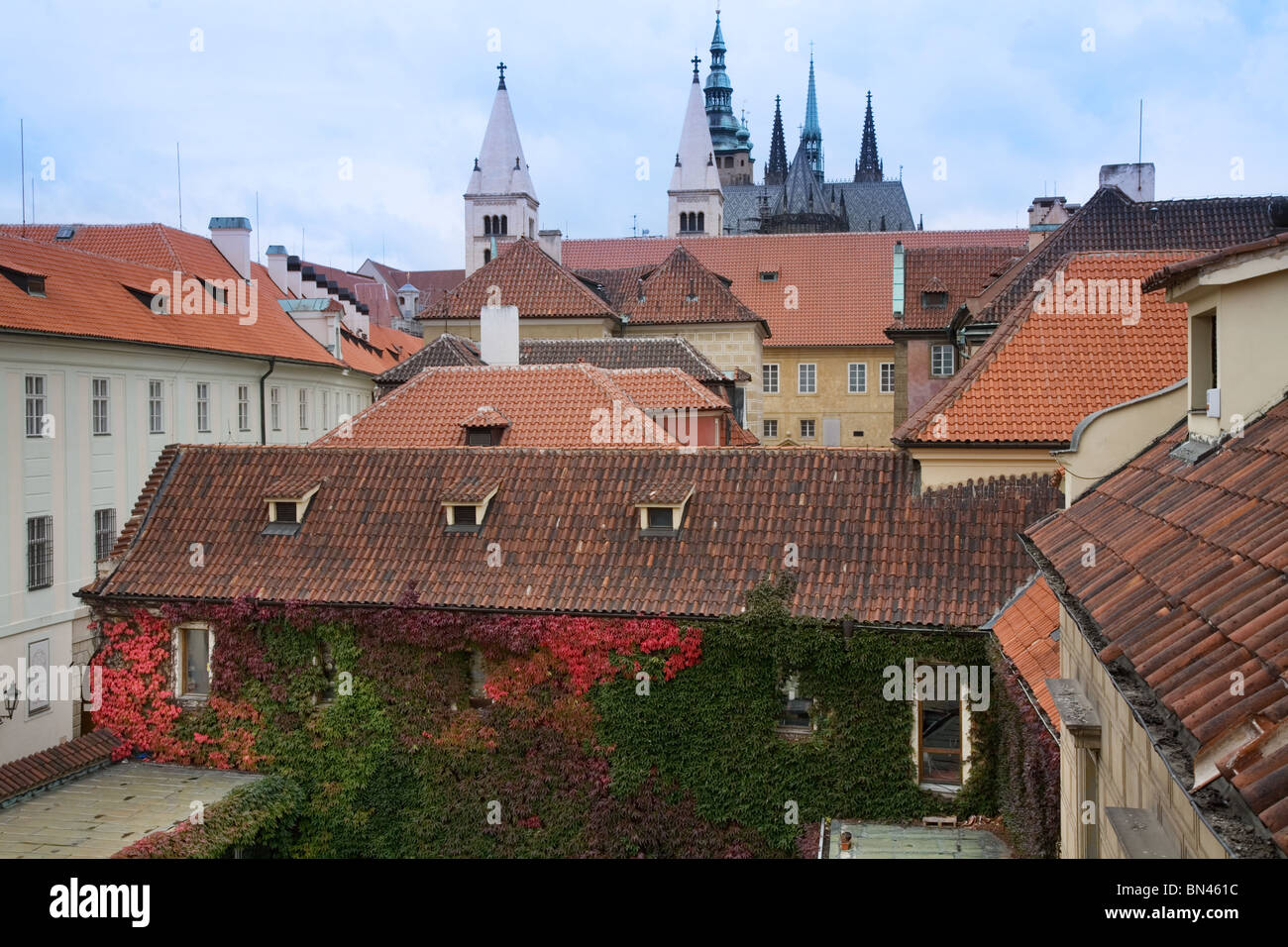 Castle roof view hi-res stock photography and images - Alamy