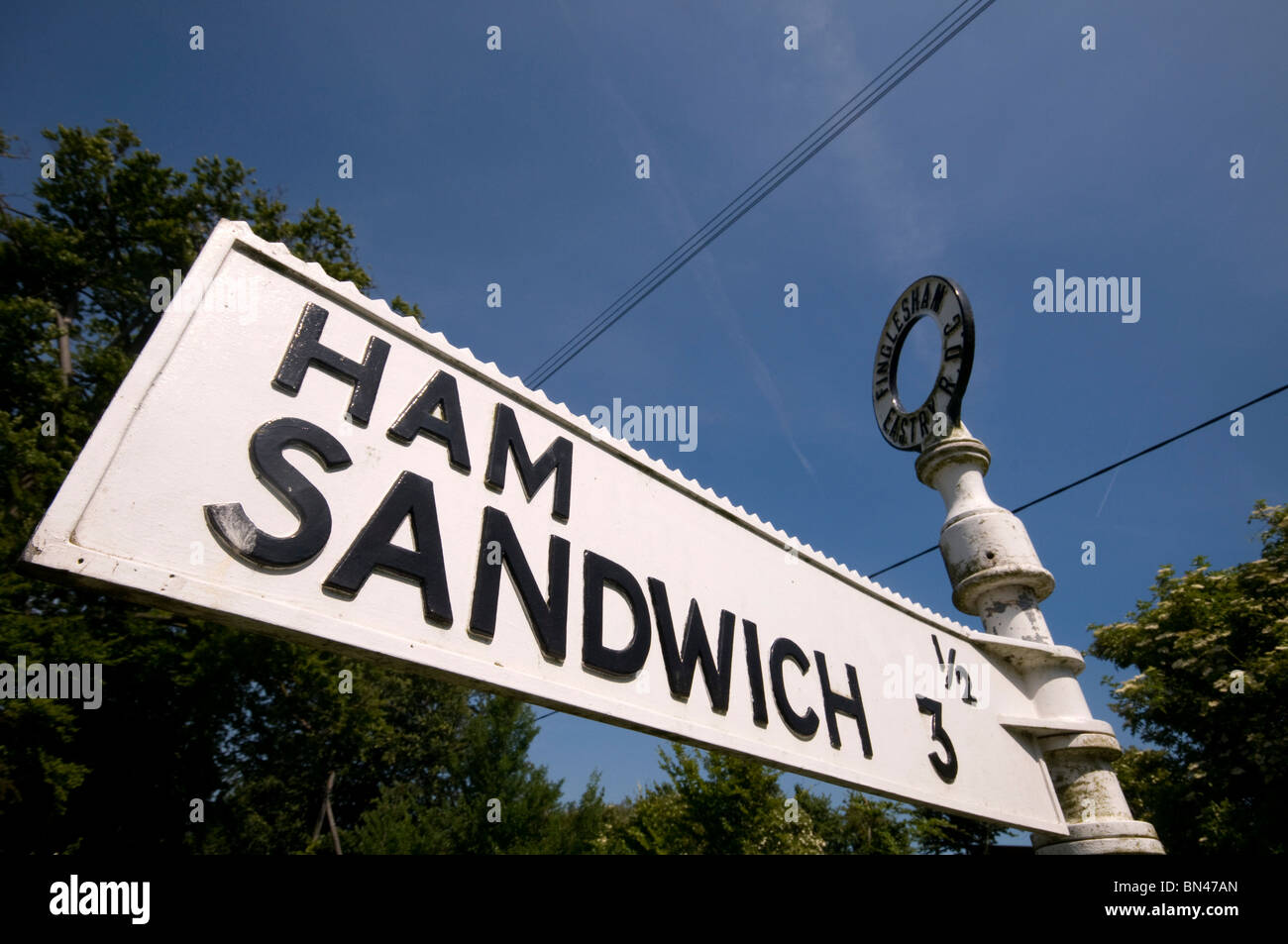 Ham sandwich sign hi-res stock photography and images - Alamy